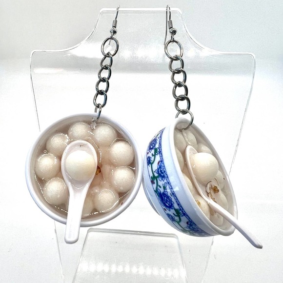 Handmade | Jewelry | Bowl Of Dumplings Earrings Japanese Accessories ...